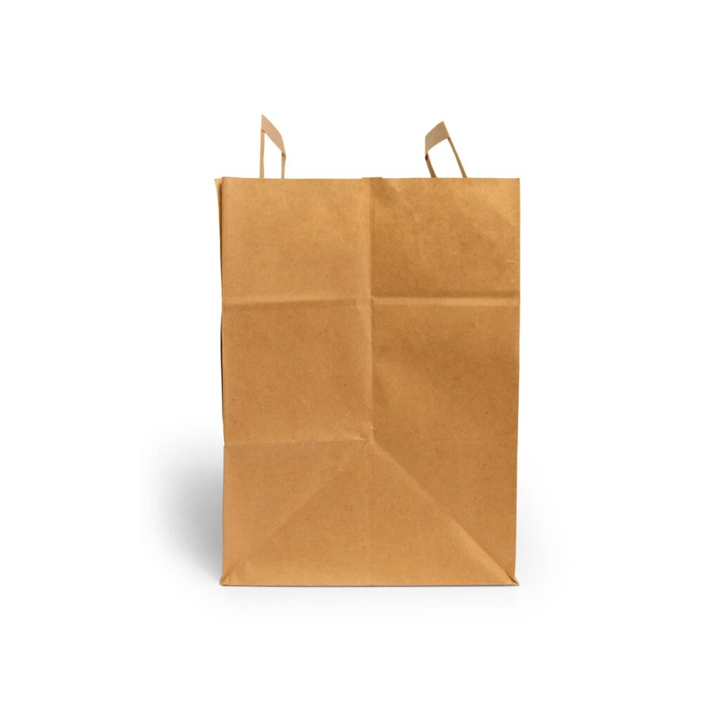 Crne vrećice s pletenom ručkom | Kanpak - papirnate vrećice